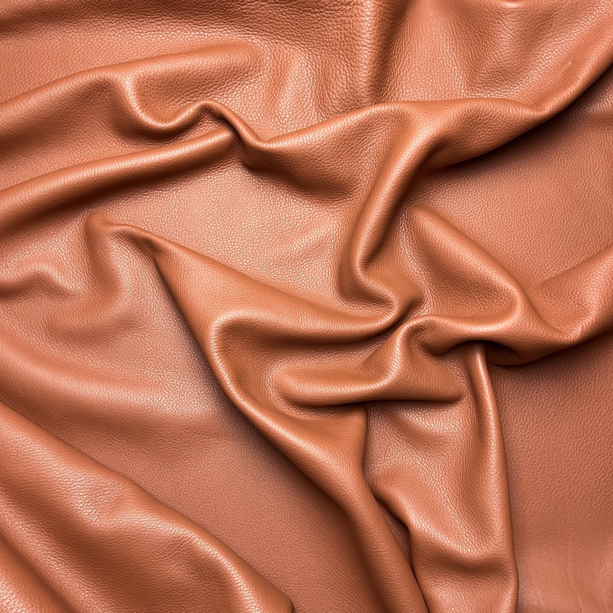 Piele naturală maro roșcat - Tusi Leather